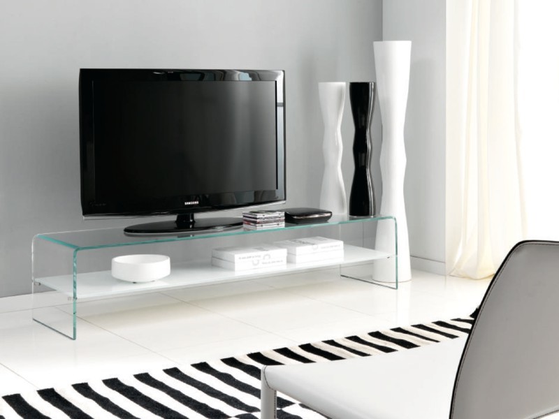 Modern glass tv unit store